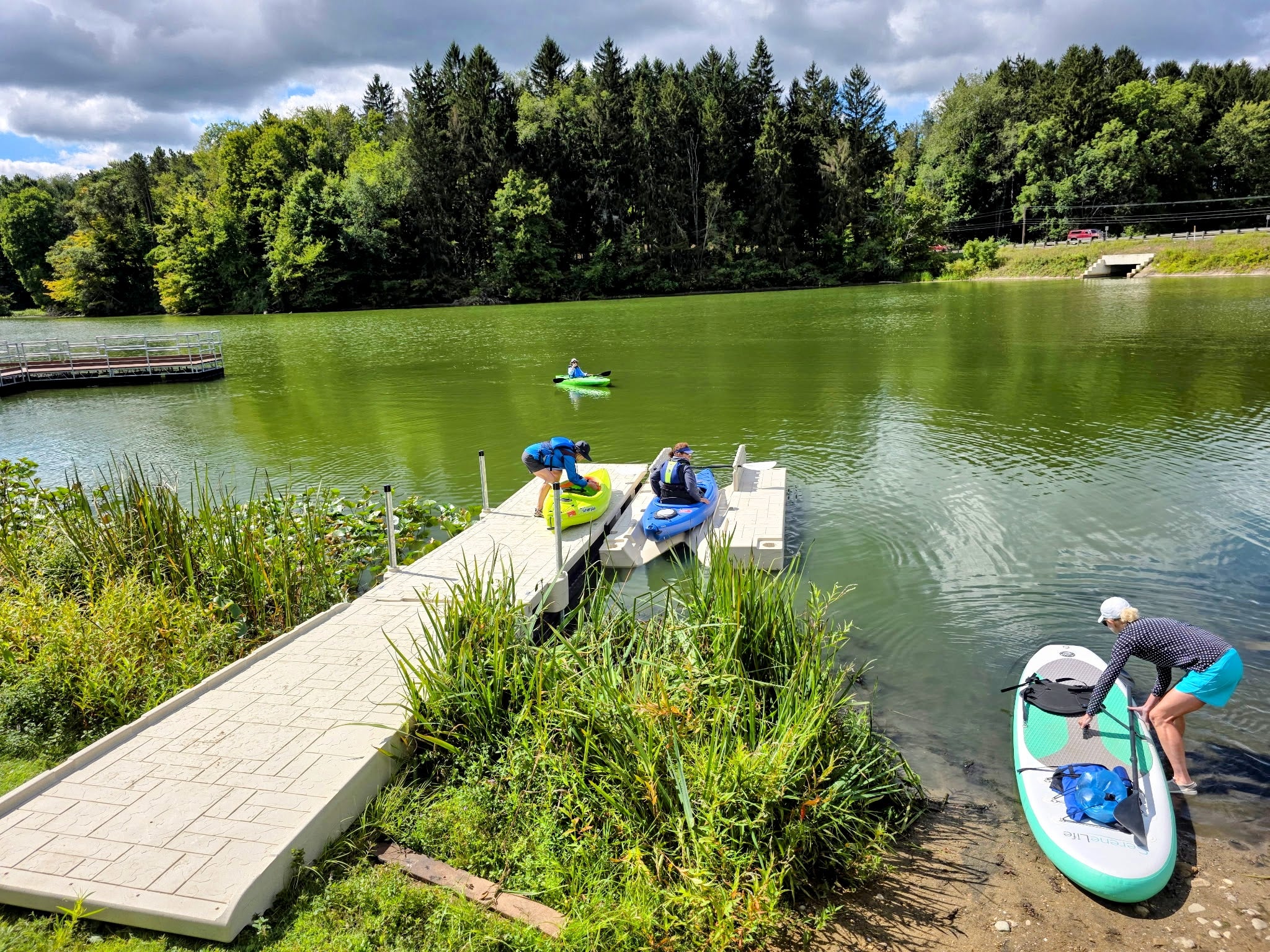 Wave Armor Kayak Launch with 2 Rails | Dock Kayak Access System ...